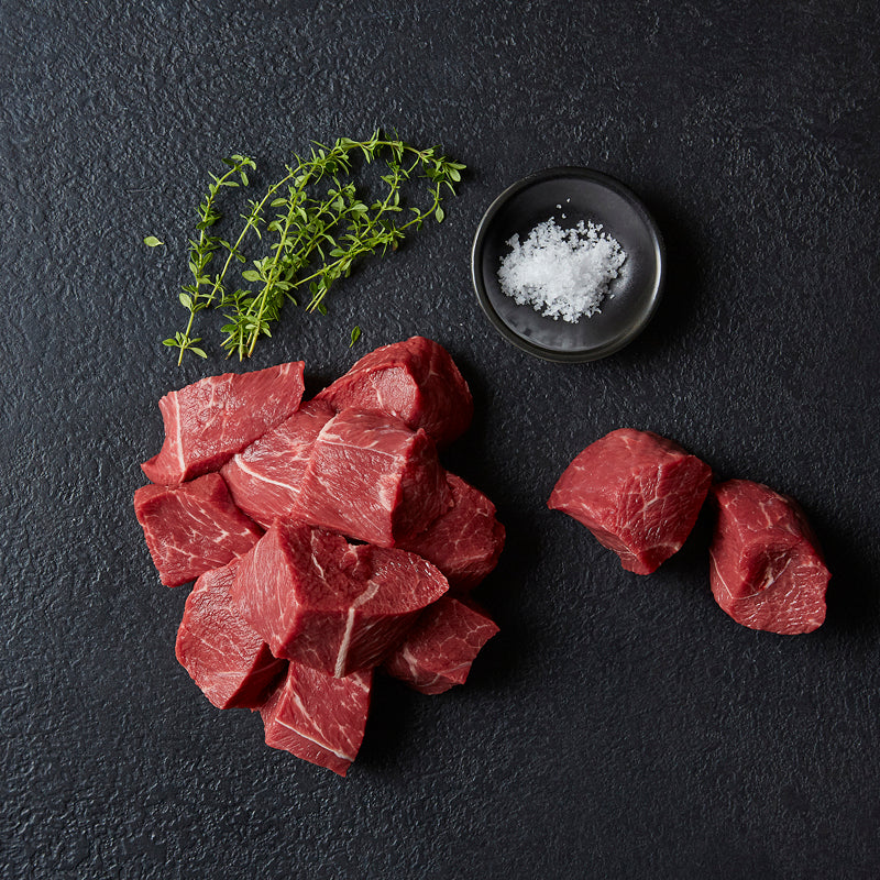 Diced Beef | Grass-fed Beef – Hudson Meats